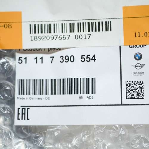 NEW MINI COUNTRYMAN F60 FRONT RIGHT FOG LIGHT GRILLE 51117390554 ...