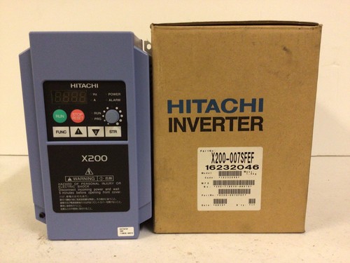NEW, HITACHI INVERTER X200-007SFEF, VARIABLE FREQUENCY DRIVE, FREE ...