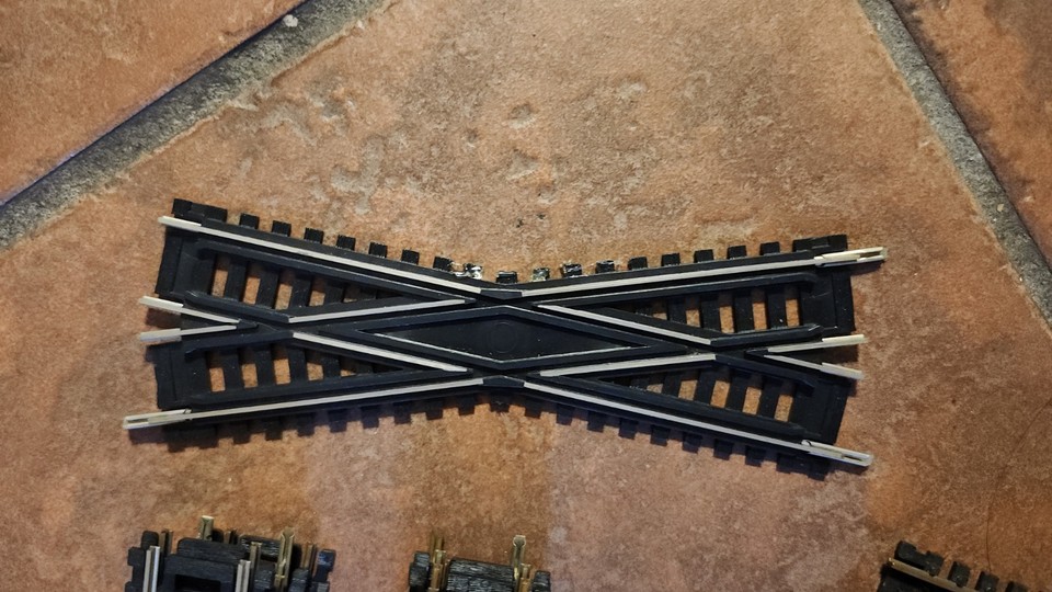 HO Train Track Lot 50 Pieces Curve Straight Atlas Snap Track | eBay