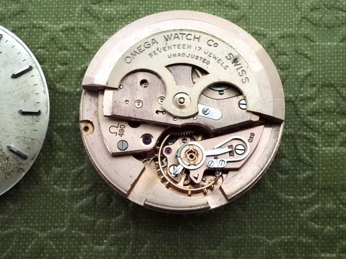 VINTAGE OMEGA SEAMASTER WATCH MOVEMENT CALIBER 490 w/ DIAL | eBay