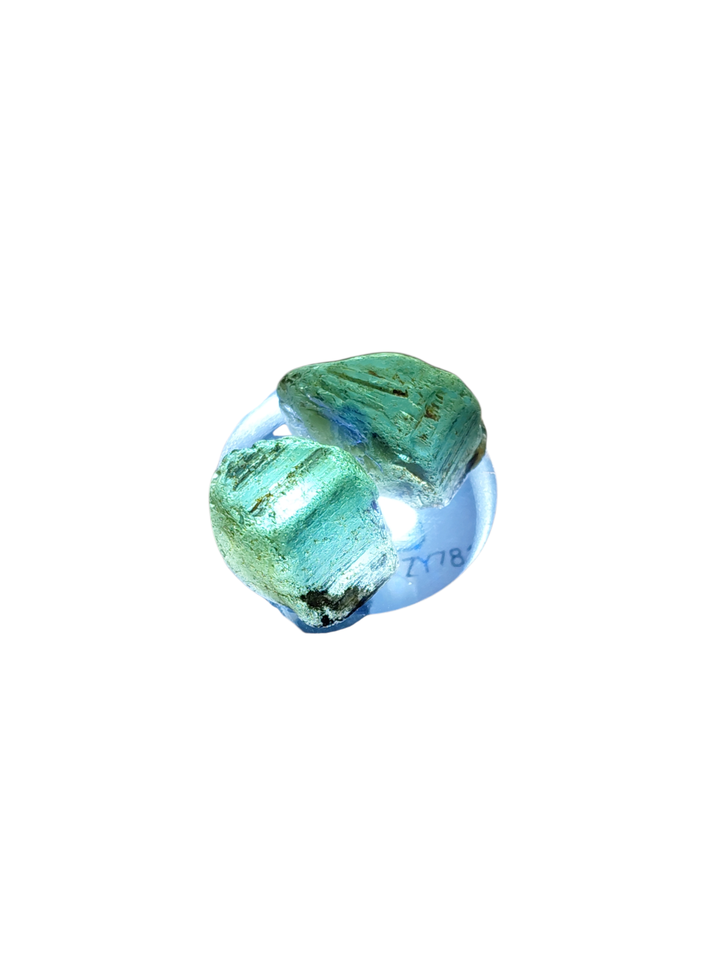 Tourmaline facet rough , two stones 14.3 carats total weight, clean | eBay