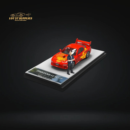 Mini Station Mazda RX-7 Red FNF Figure Version 1:64 | eBay