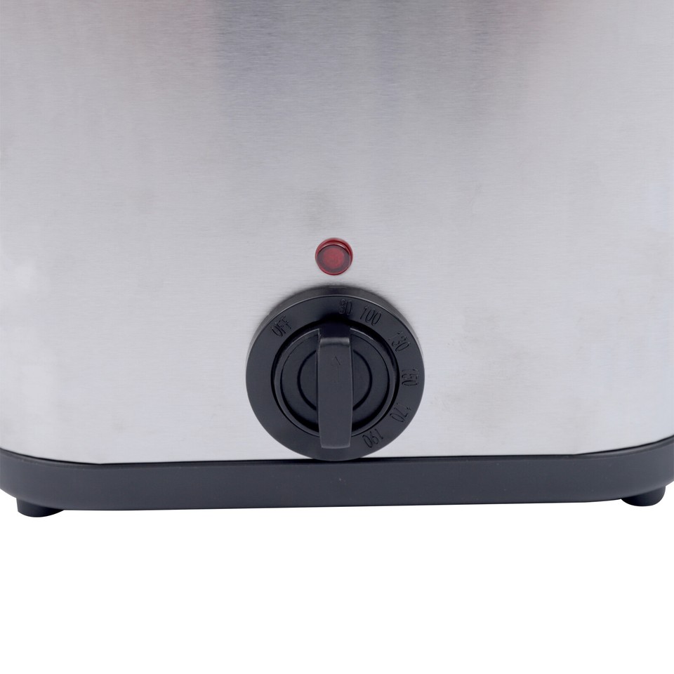 Electric Deep Fryer With Basket Small Fryer Stainless Steel Fish Fryer ...