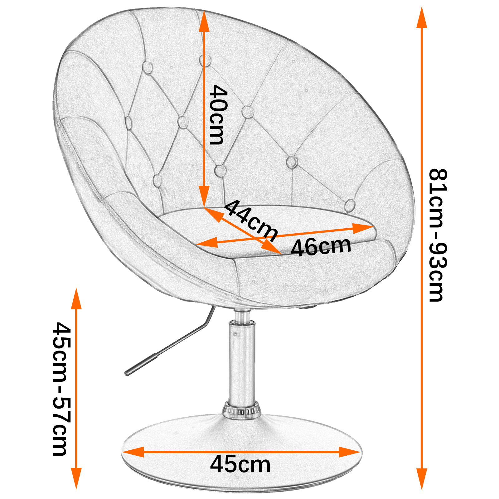 1x Barsessel Loungesessel Clubsessel Couchsessel Barhocker mit Griff ...