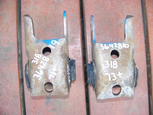 1973 1974 DODGE DART PLYMOUTH SATELLITE DUSTER 318 MOTOR MOUNTS OEM ...