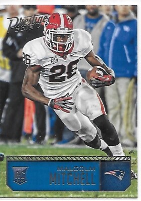 2016 Prestige Football Malcolm Mitchell RC Georgia | eBay
