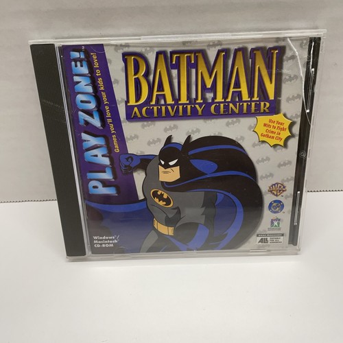 Play Zone Batman Activity Center CD-ROM Knowledge Adventure DC Comics ...