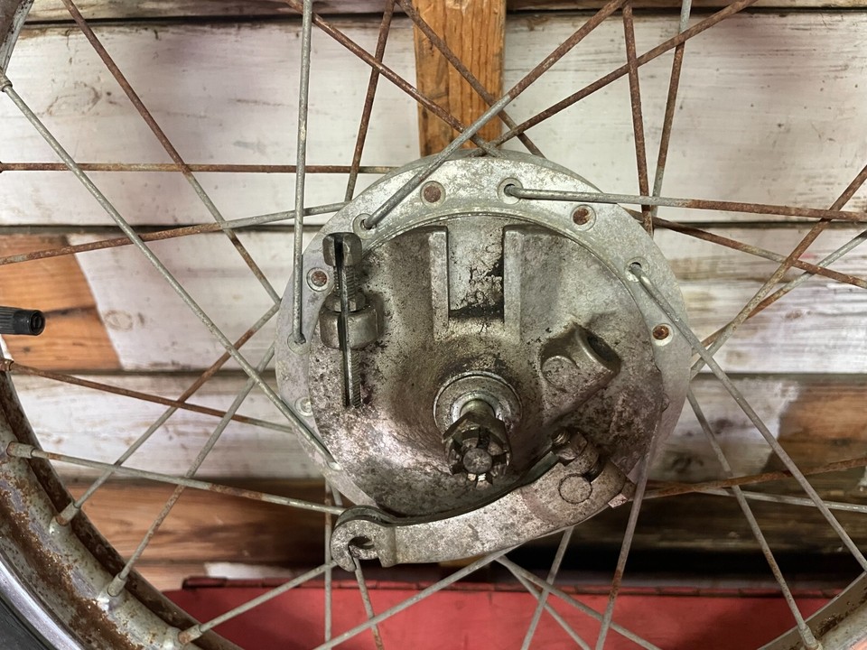 1974 Yamaha TY80 Front Wheel Hub Brake Plate TY 80 | eBay