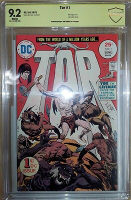Tor #1 CBCS SS 9.2 - Signed by Joe Kubert | eBay