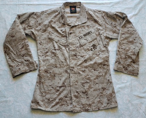 Marine Corps USMC Desert Digital Digi MARPAT Camo Blouse Small Long BDU ...