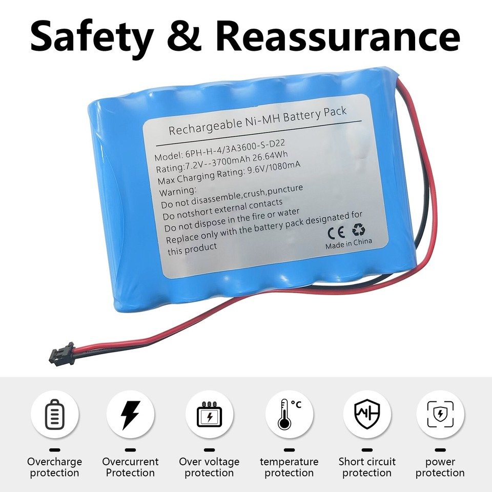 ADT Control Battery for DSC IMPASSA 9057 SCW9057 SCW9055 6PH-H-4/3A3600 ...