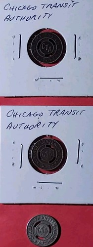 Chicago Transit Authority CTA train bus subway tokens lot | eBay