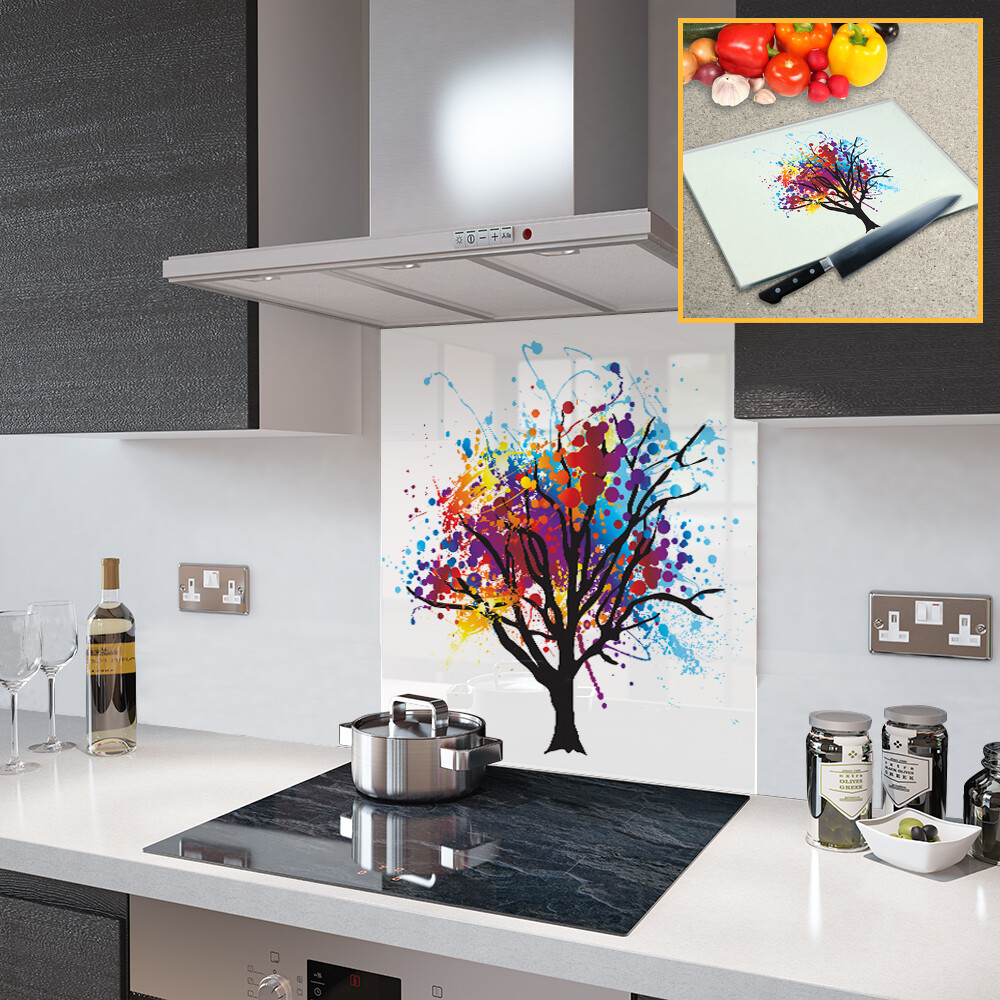 Glass Splashbacks Tree Splash Glass and Accessories - Made By Premier ...