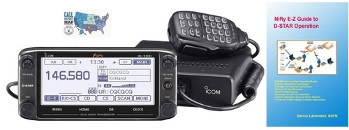 Icom ID-5100A Deluxe VHF/UHF D-STAR Radio with Nifty! EZ Guide to D ...
