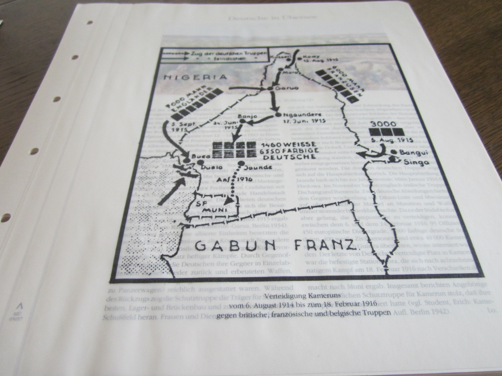 Deutsches Marine Archiv 8 Deutsche in Übersee 5057 Kamerun 1. Weltkrieg ...