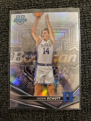 2022-23 Bowman's Best University Ref #21 Jaden Schutt Duke Blue Devils ...