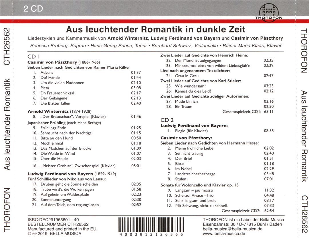 REBECCA BROBERG / HANS-GEORG PRIESE AUS LEUCHTENDER ROMANTIK IN DUNKLE ...