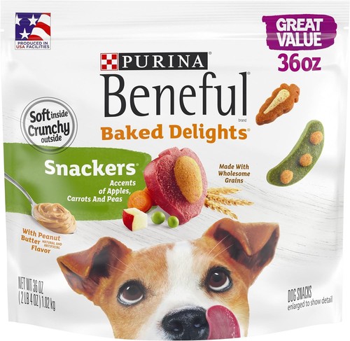 Purina Beneful Baked Delights Snackers Dog Treats, 36 2.25 Pound (Pack ...