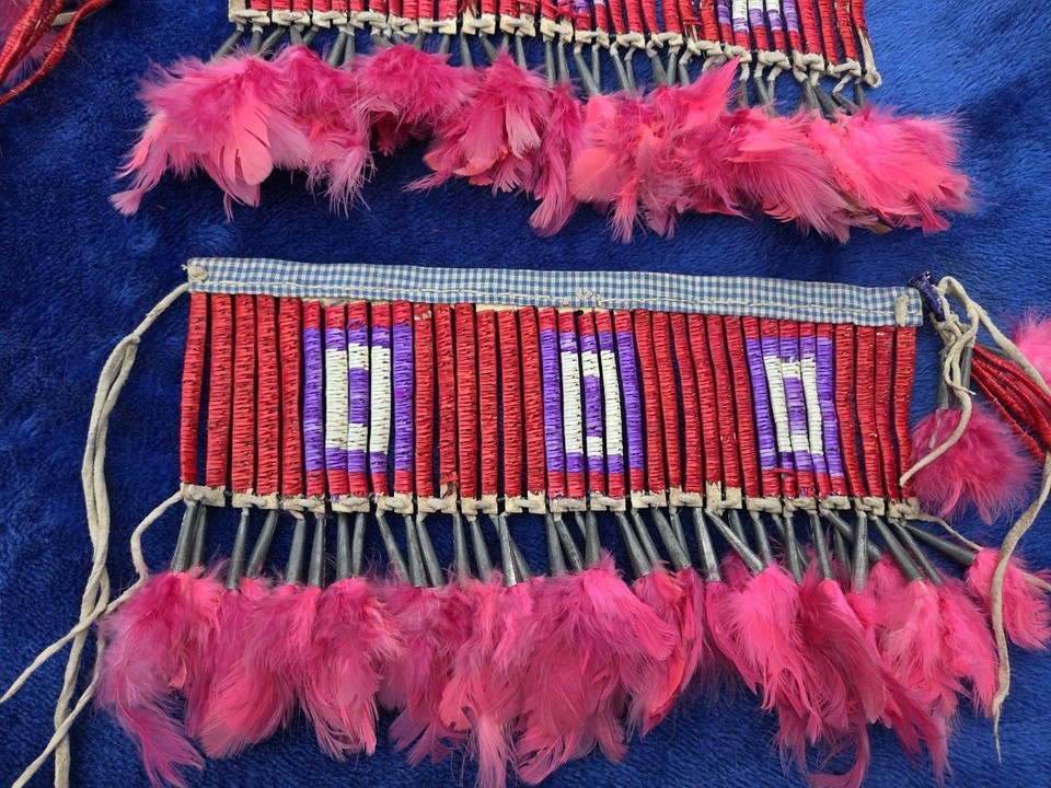 Native American Heritage, Quilled Arm Bands, Late 19th Century, Early ...