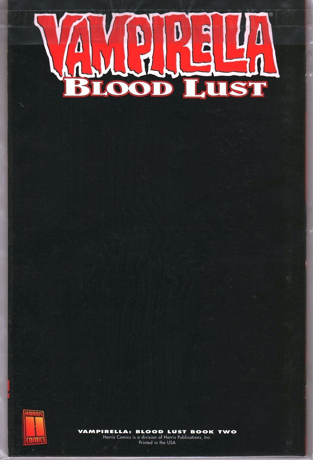 Harris Comics Vampirella Blood Lust Comic Book #1C (1997) Gold Sealed ...