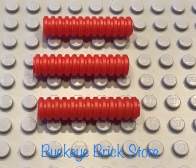 LEGO 3 Red Hose, Ribbed 7mm D.4 Long 4797 | eBay