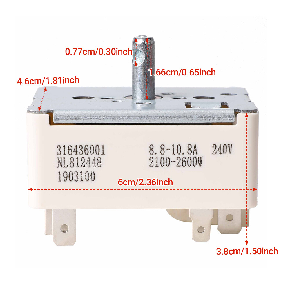 316436001 Range Stove Surface Element Burner Switch Direct Fit For Frigidaire | eBay