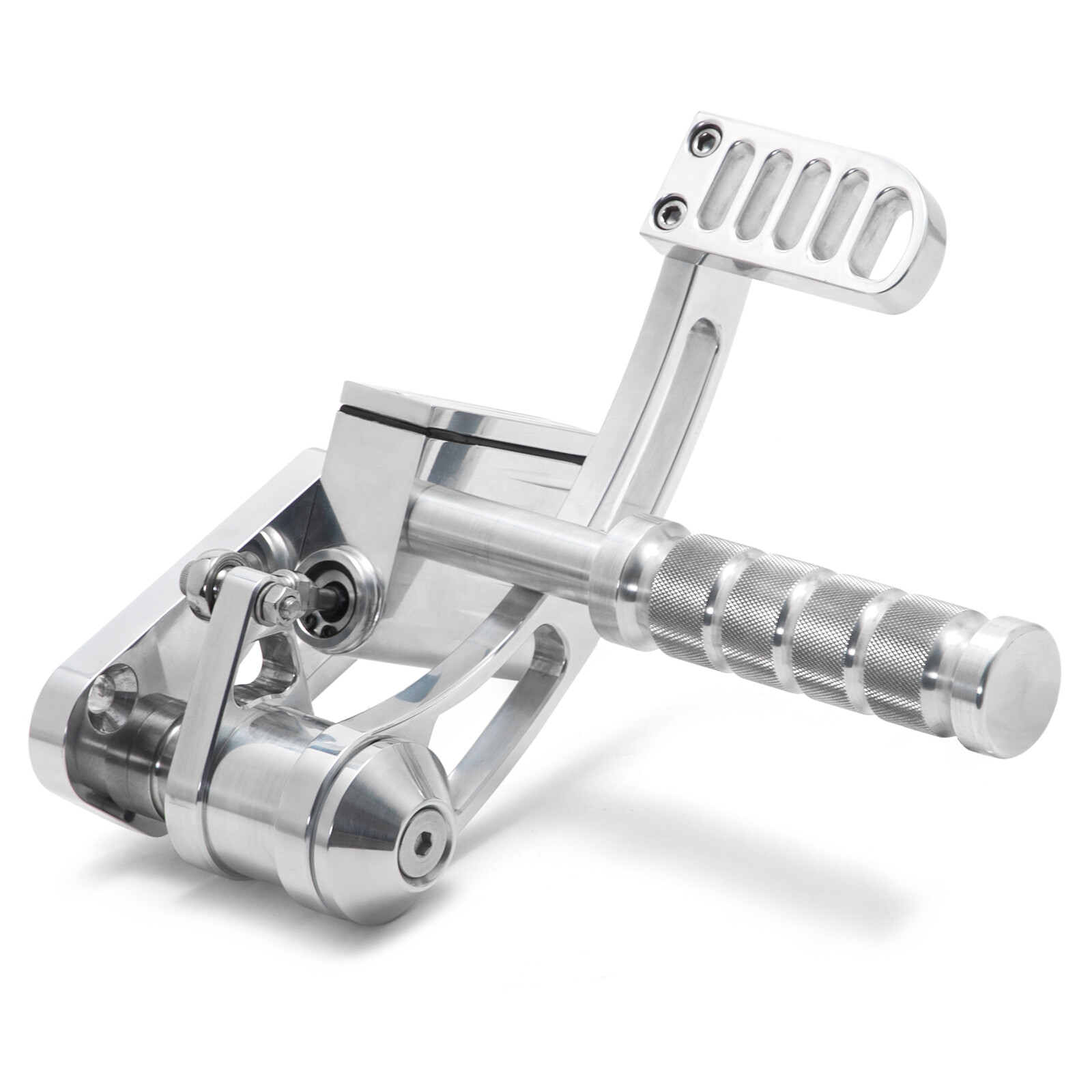 Polished Forward Controls Kit for Harley Shovelhead Big Twin Rigid ...