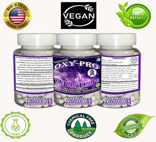 OxyPro2 5000mg Ozonated Elemental Magnesium Colon Cleanser Kills Yeasts ...