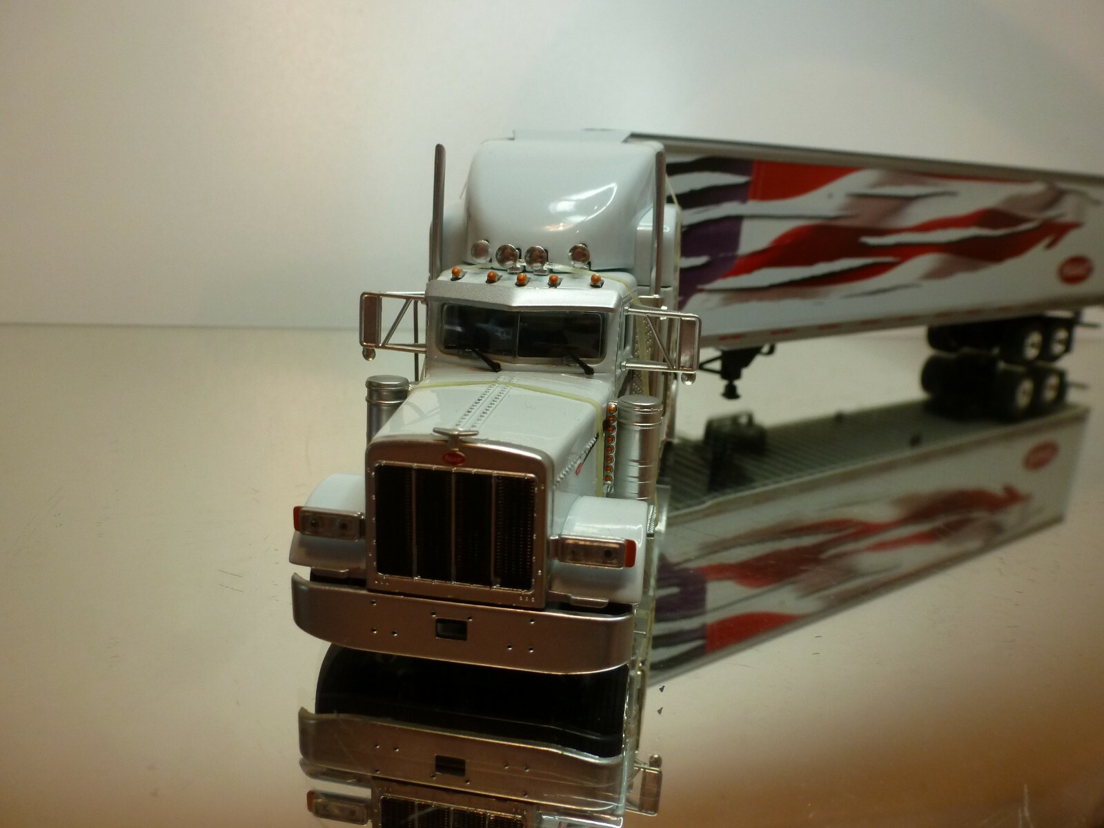 TONKIN REPLICAS PETERBILT 379 PATRIOTIC TRUCK + TRAILER - 1:53 - VERY ...