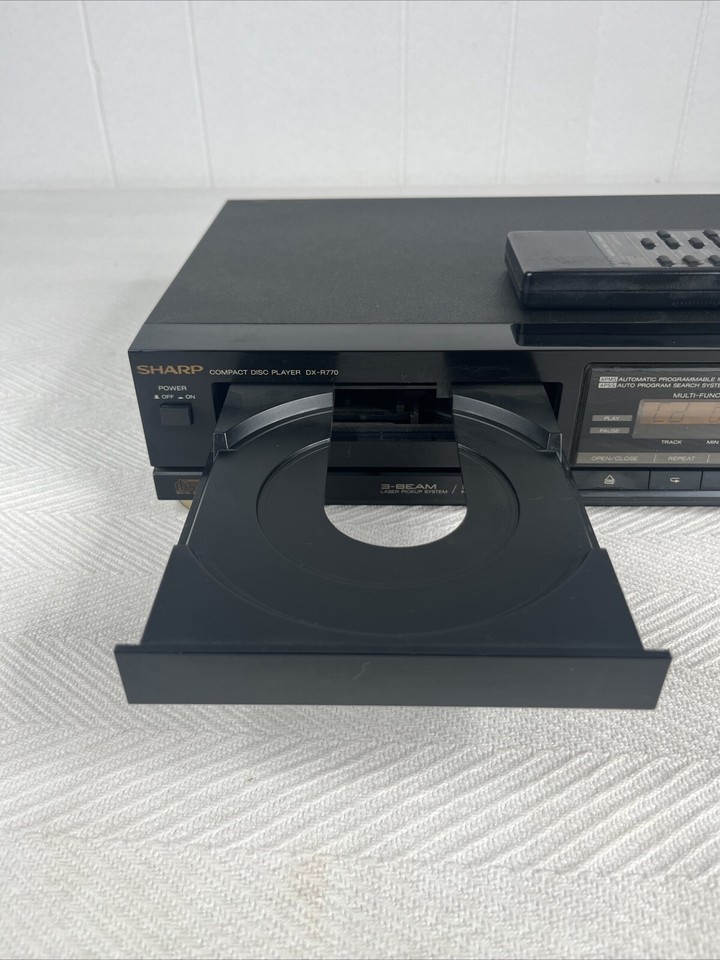 Sharp DX-R770 CD Player Single Disc - Vintage 1989 Made in Japan ...