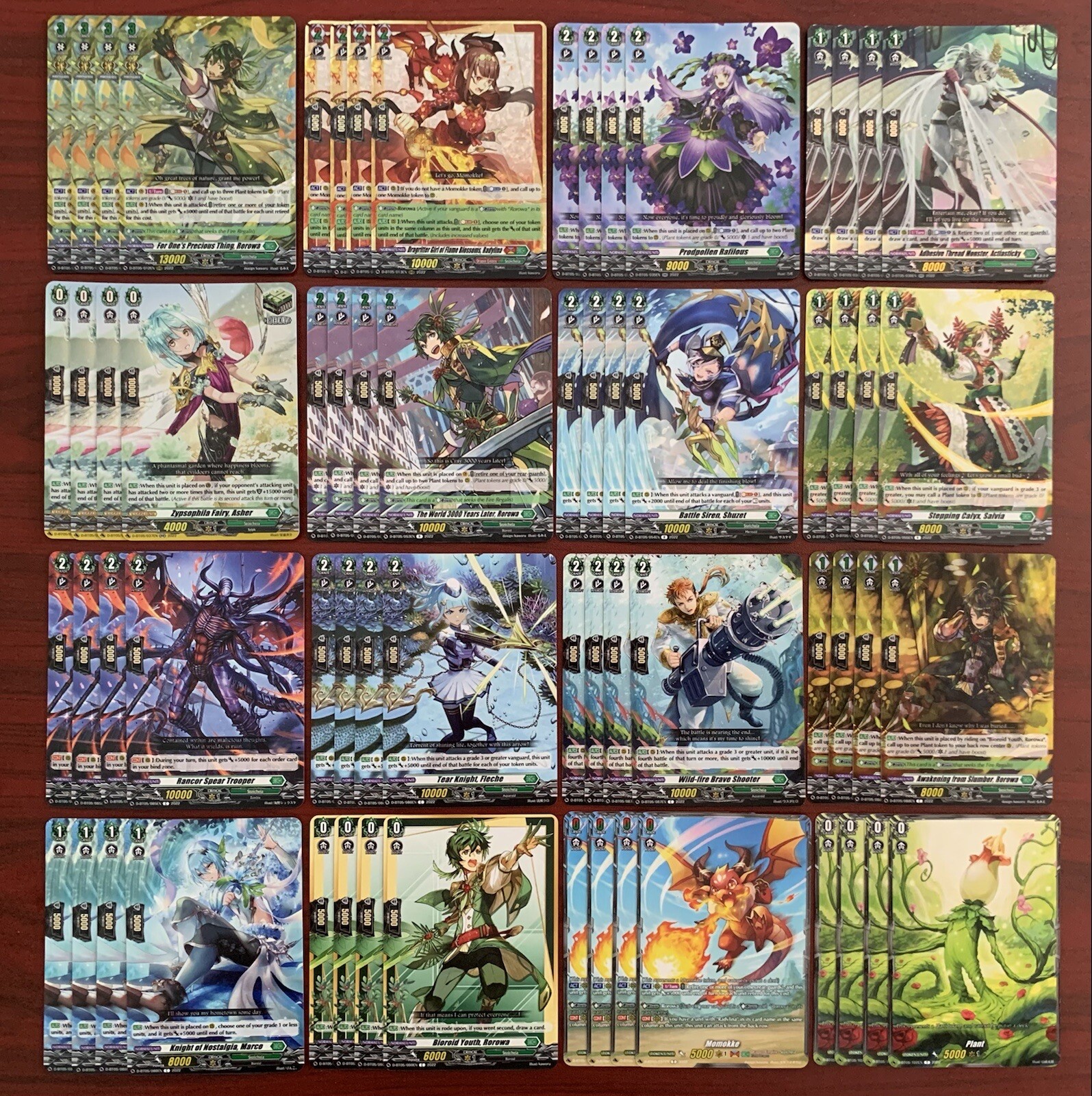 CARDFIGHT VANGUARD D-BT05 STOICHEIA PLAYSET ONE'S PRECIOUS THING ROROWA ...