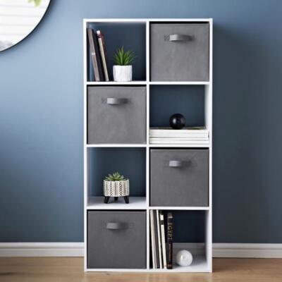 8 Cube Storage Unit Book Case Wooden Storage Cabinets With Storage ...