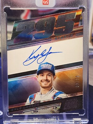 2023 Panini Prime Kyle Larson Die Cut Prime Number Signatures Red Holo ...