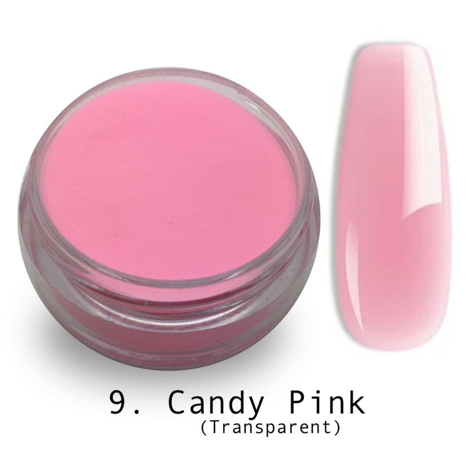 80 NAIL DIPPING POWDER COLOURS 5 or 10 gram POT Clear Pink Dust DIP ...