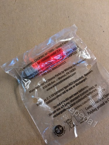 Disneyland DCA Avengers Campus light up Red PYM PARTICLE capsule FREE ...