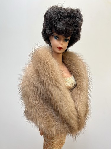 Autumn Haze Genuine Mink Fur Stole Sears Repro for Vintage Barbie dolls ...