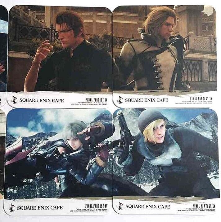 Final Fantasy XV Vol.6 Coaster Noctis Prompto Ignis Gladiolus Ravus ...