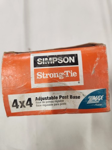Simpson Strong-tie ABW44Z Adjustable Post Base | eBay