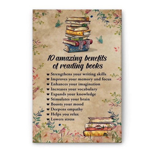 10 Amazing Benefits Of Reading Books Inspirational Gifts For Readers ...