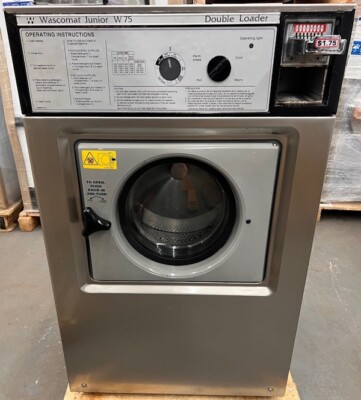 Wascomat Junior W75 Front Load Washer SS 20Lb 240V 3Ph 60Hz Coin Slide ...