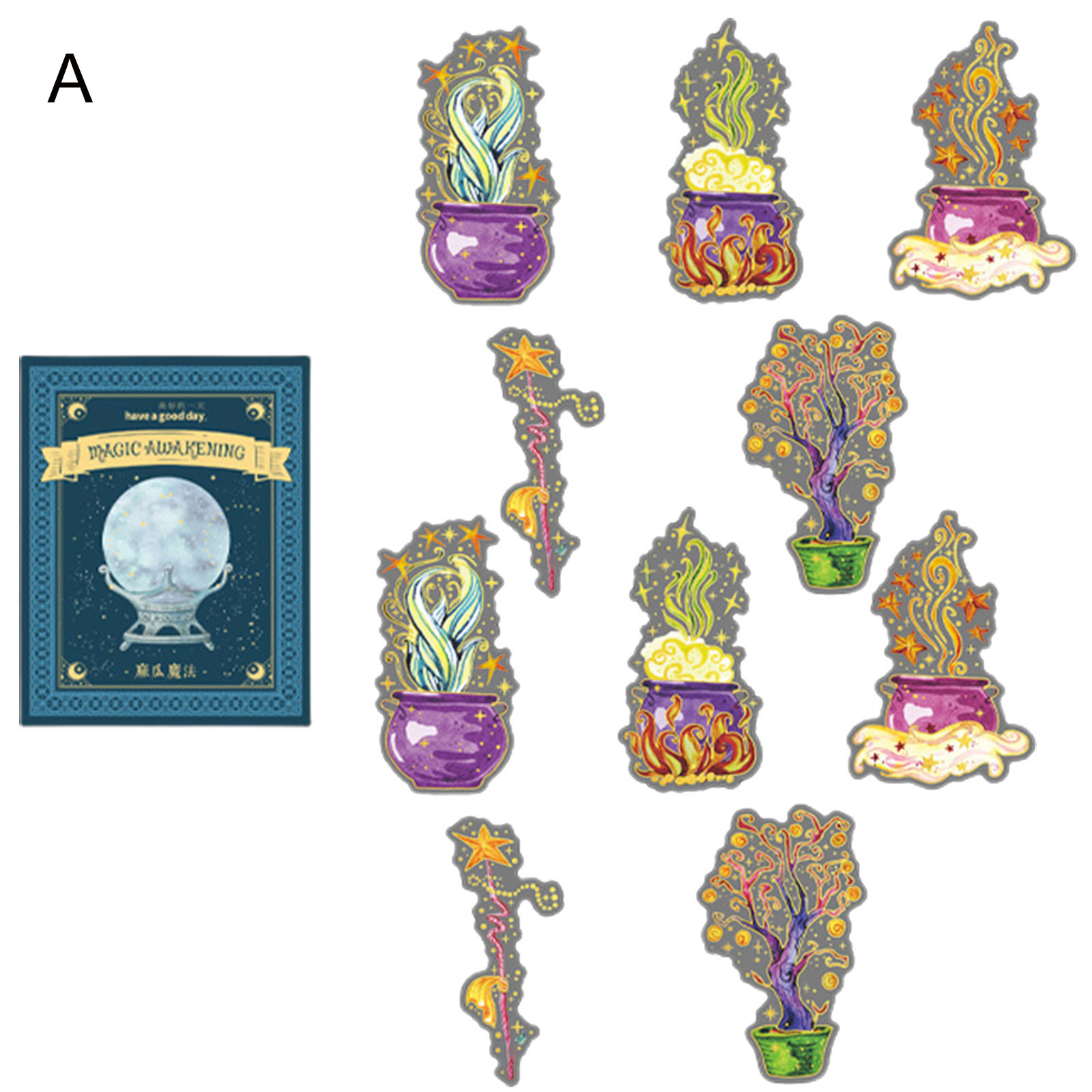 10pcs Decoration Sticker Delicate Texture Diy Craft Pet Vintage Owl Cat ...