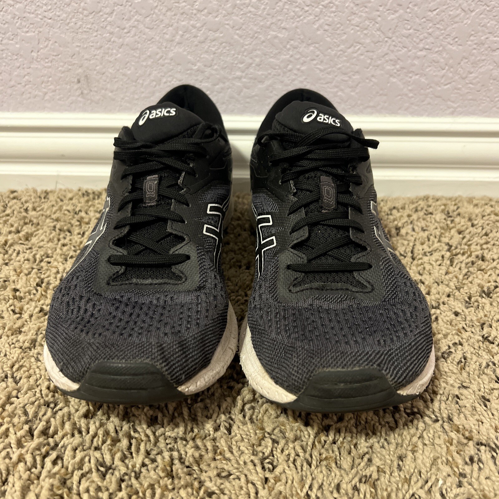 Asics gel Men's Running Shoes Flytefoam Duomax 1011B001 Size 11.5 black ...