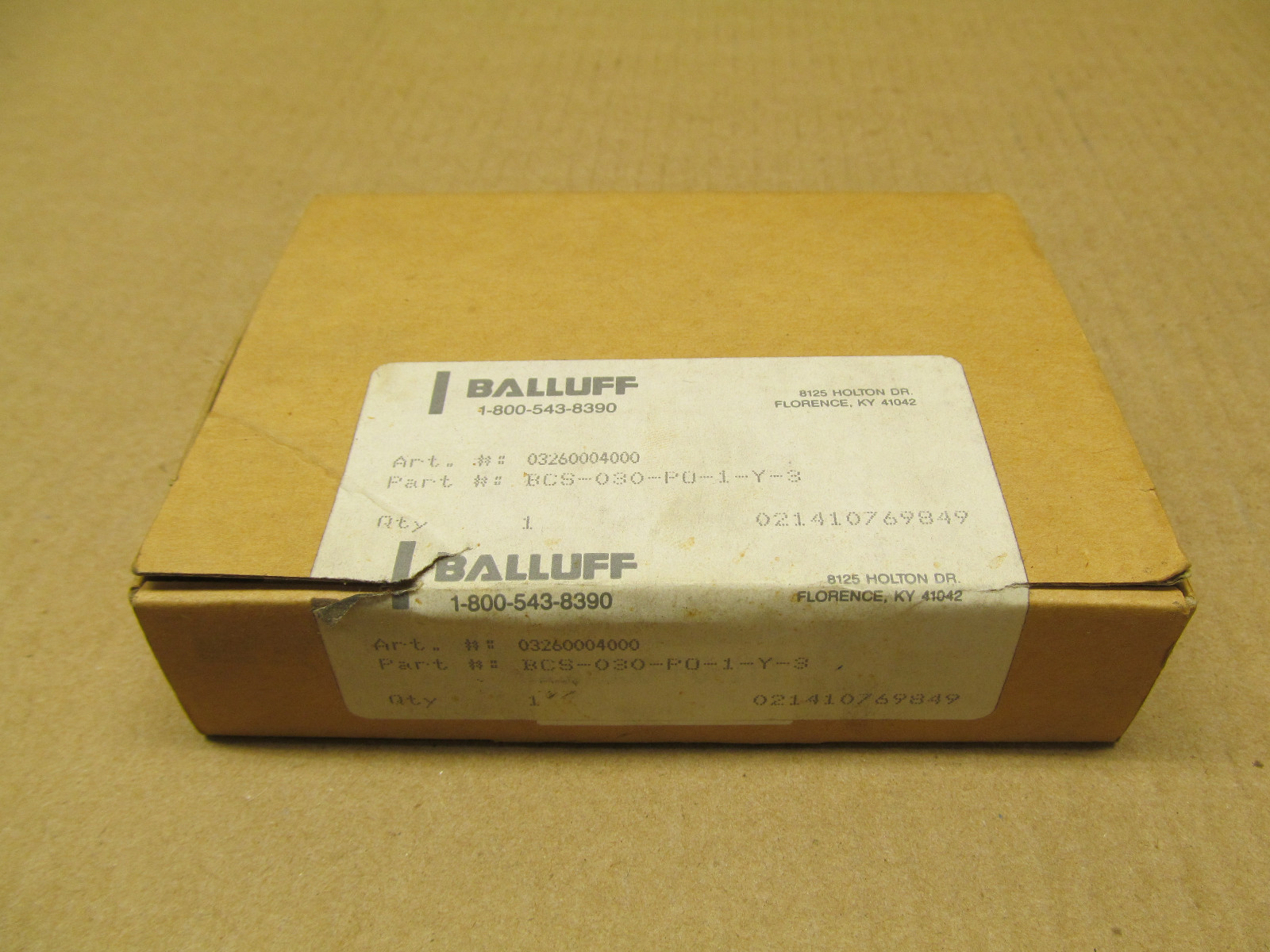 1 NIB BALLUFF BCS-030-PO-1-Y-3 BCS030PO1Y PROXIMITY SENSOR BCS030-PO-1 ...
