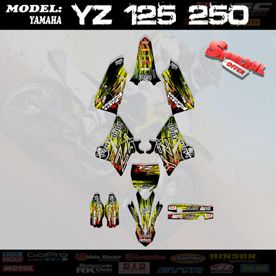 Graphics Kits For Yamaha YZ125 250 2015-2020 2019 18 17 Decal Decals ...