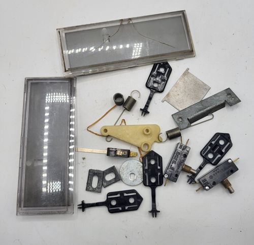 Lot of Vintage Vending Machine Parts Pieces Plastic Label Holder ...