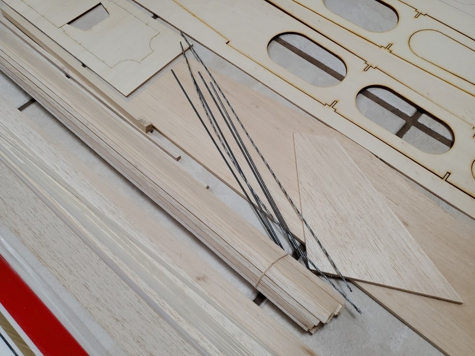 Vintage SIG Mid Star 40 RC Balsa Airplane Kit 64.5" Wingspan - *READ ...