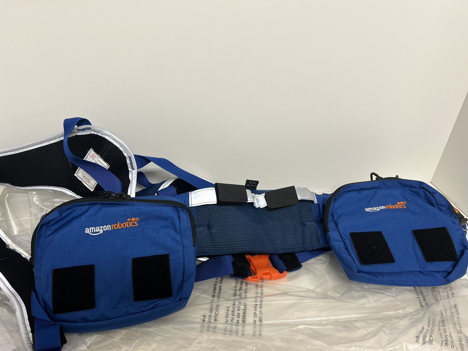 Amazon Robotics SRBRS Safety Vest 16-18 34-39 Electronic 2 Pouches L ...