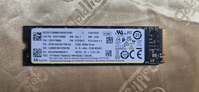 SK Hynix 512GB BC901 M.2 NVMe Gen 4x4 SSD 2280 - HFS512GEJ9X115N- 100% ...