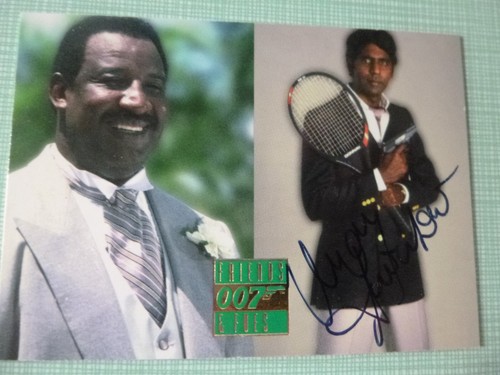 James Bond 007 Star Trek IV VIJAY AMRITRAJ hand signed Friends & Foes ...