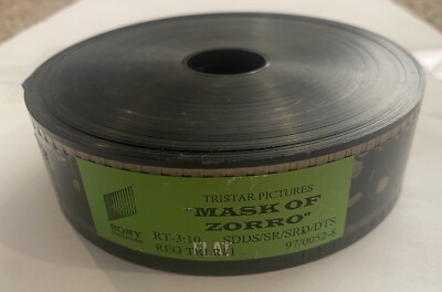 Sony Pictures 35mm Film Trailer The Mask Of Zorro FLAT Tristar | eBay